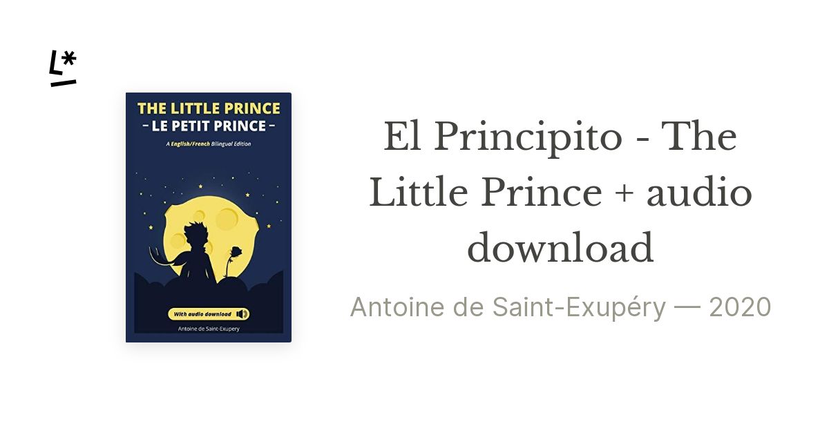El Principito - The Little Prince + audio download by Antoine de Saint ...