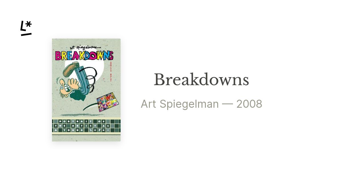 Art Spiegelman Breakdowns