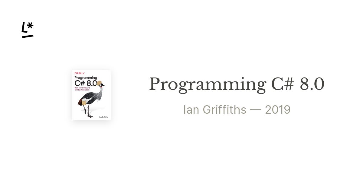 Programming C# 8.0 by Ian Griffiths | Literal