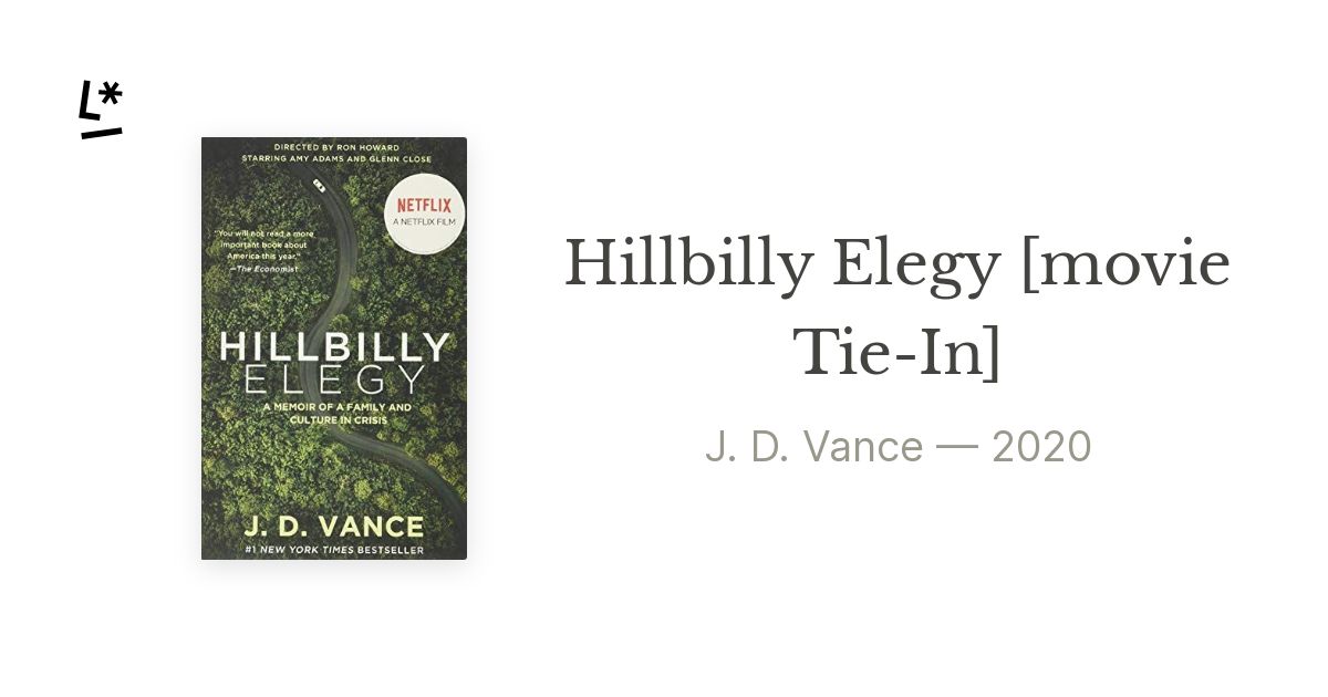 Hillbilly Elegy [movie Tie-In] by J. D. Vance | Literal