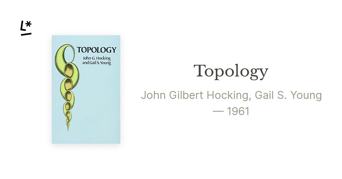 Topology by John Gilbert Hocking, Gail S. Young | Literal