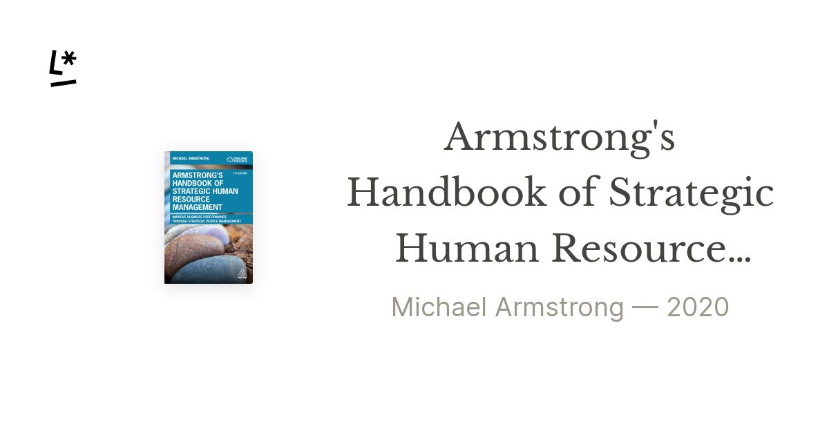 Armstrong's Handbook of Strategic Human Resource Management by Michael ...