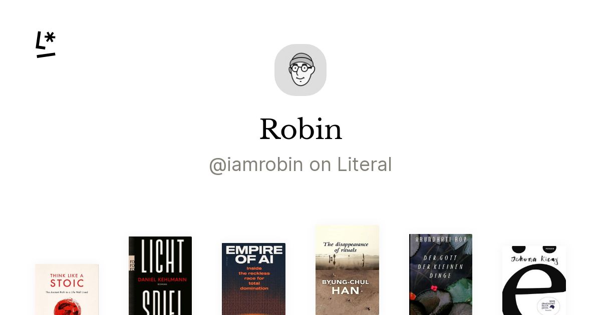 Robin / iamrobin | Literal