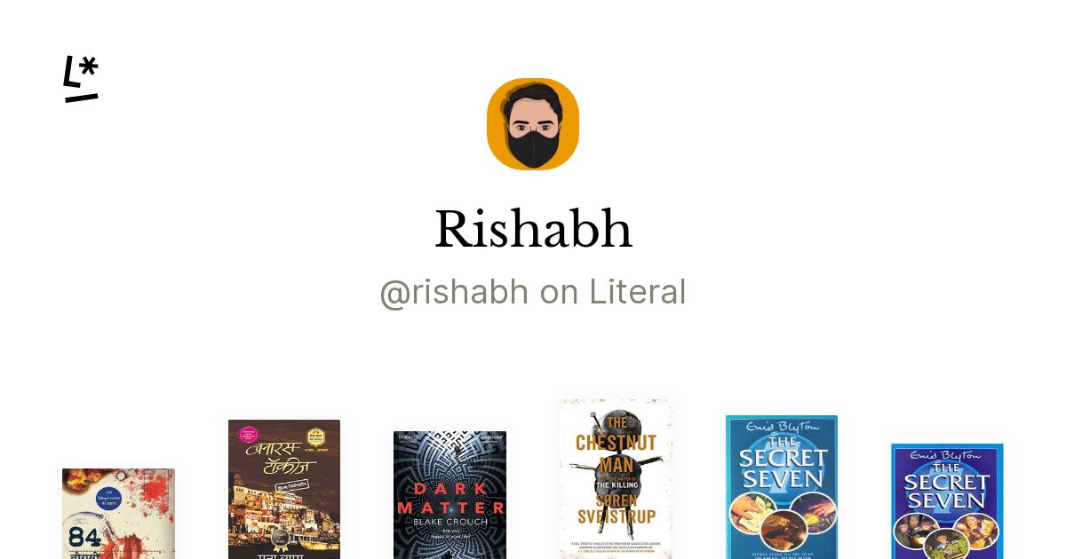 Rishabh / rishabh | Literal